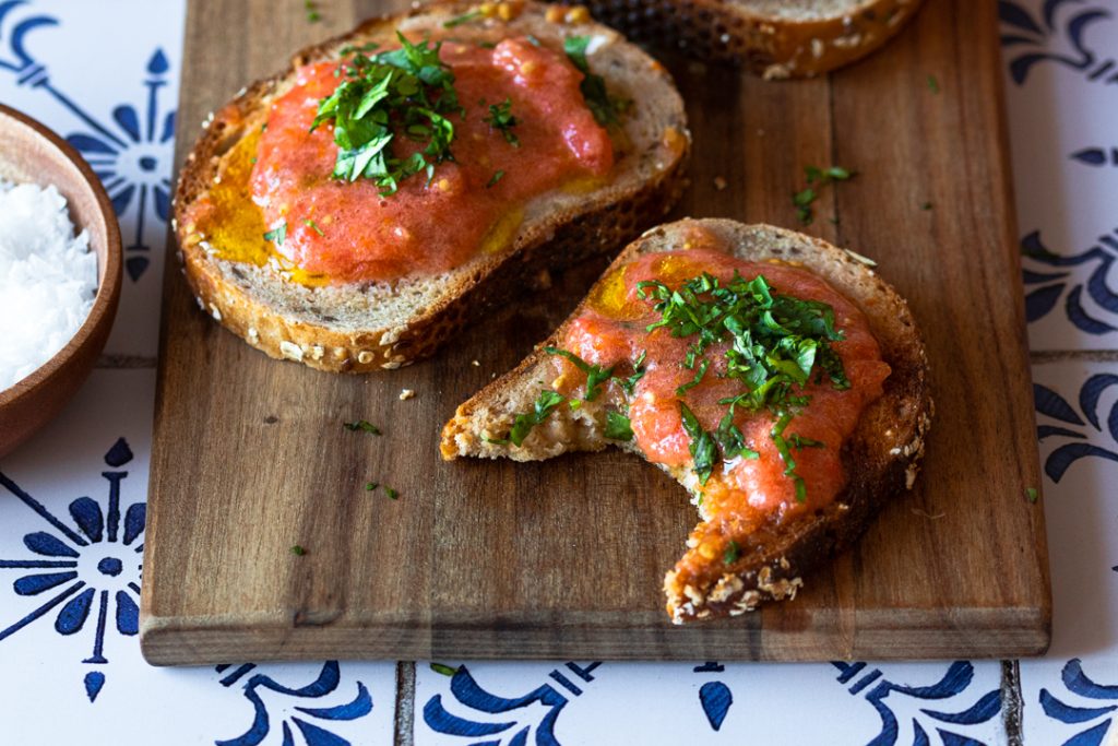 Tomato toast - Alida's Food